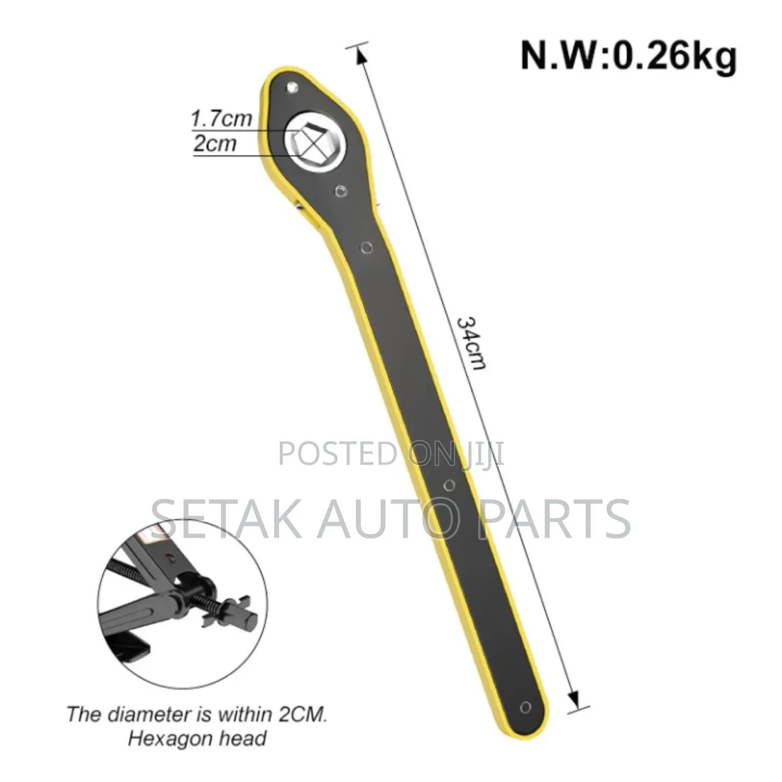 Portable Scissors Jack Car Lifting Jack With Wretch Handle for Tyre in ...