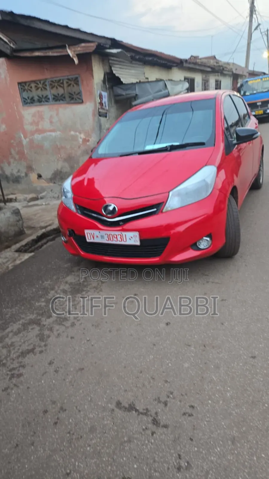 Toyota Vitz 2017 Red in Kintampo North Municipal - Cars, Cliff Quabbi ...