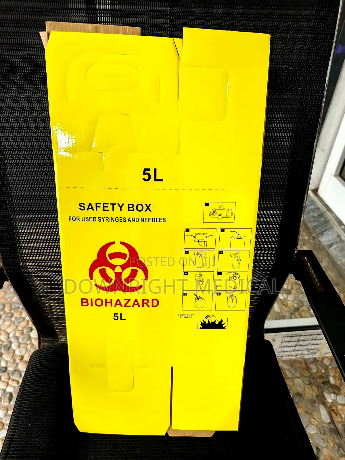 Biohazard Safety Box 5ltrs in Mamprobi - Medical Equipment & Supplies ...