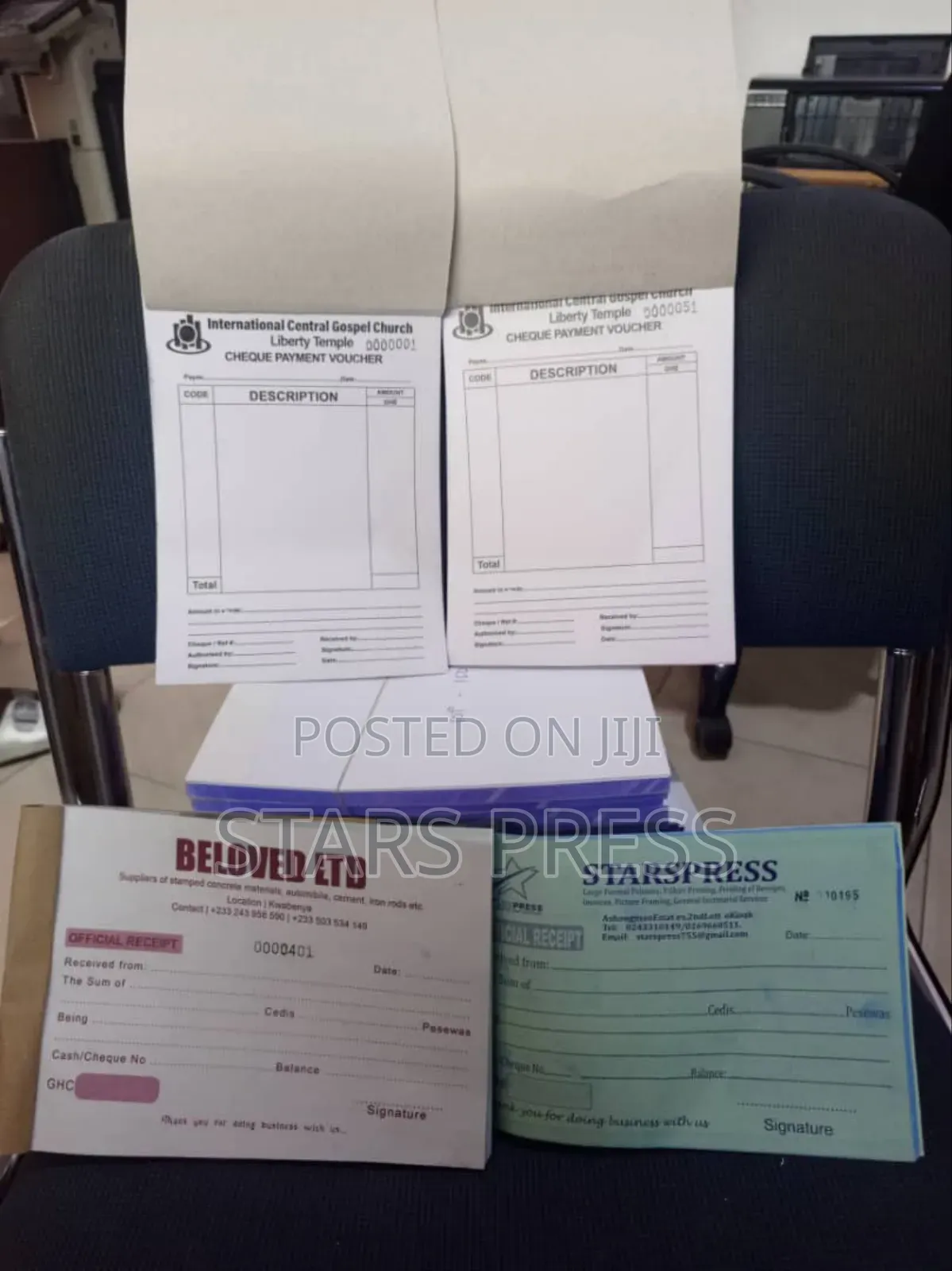 Receipts and Invoice Printing in Ashomang Estate - Printing Services ...