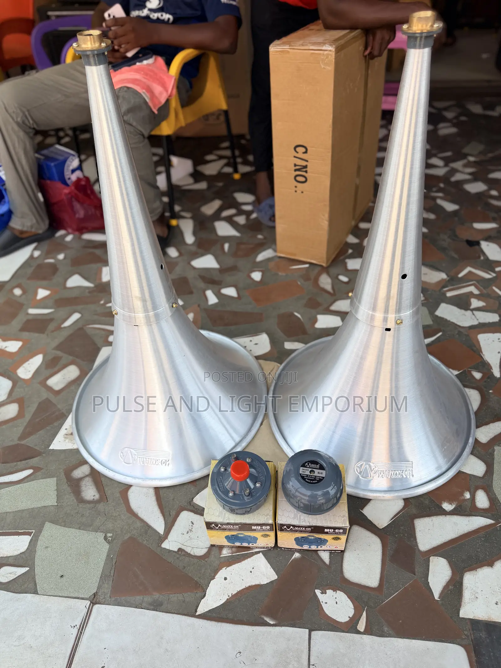 Maxx-on 20-inch Long Throw Pa Horns(Trumpet Horns) in Accra ...