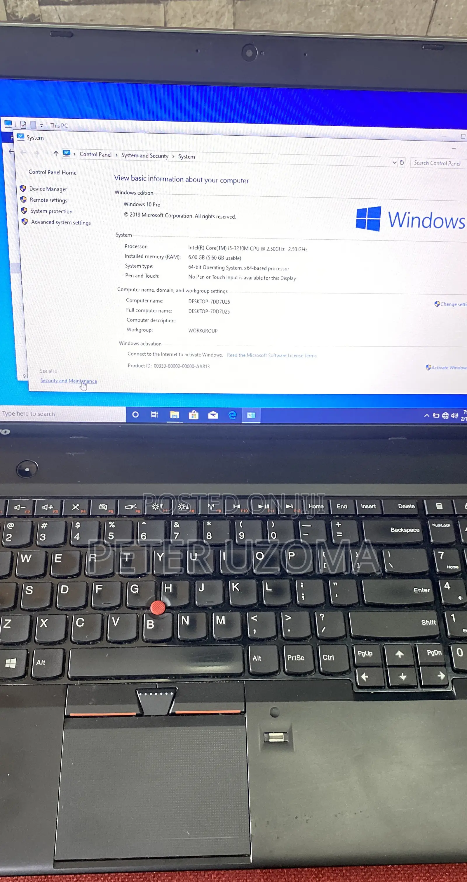 Laptop Lenovo ThinkPad Edge E530 6GB Intel Core I5 HDD 256GB in ...