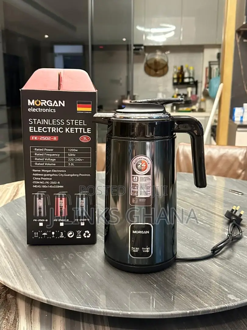 Morgan 3l Electric Kettle in Kumasi Metropolitan - Kitchen Appliances ...