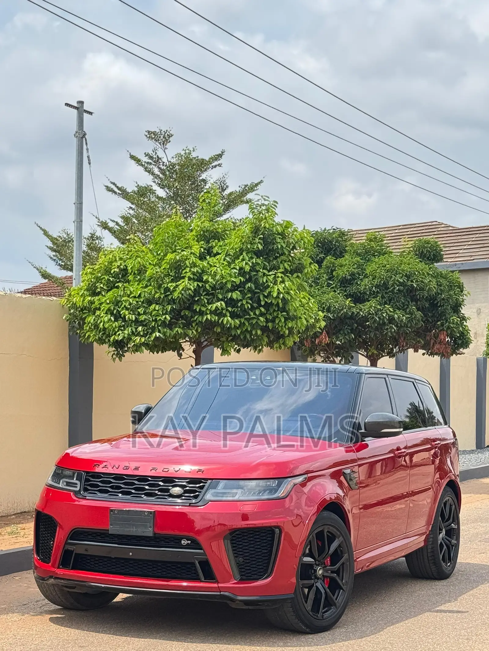 Land Rover Range Rover Sport SVR 2019 Red in Accra Metropolitan - Cars ...