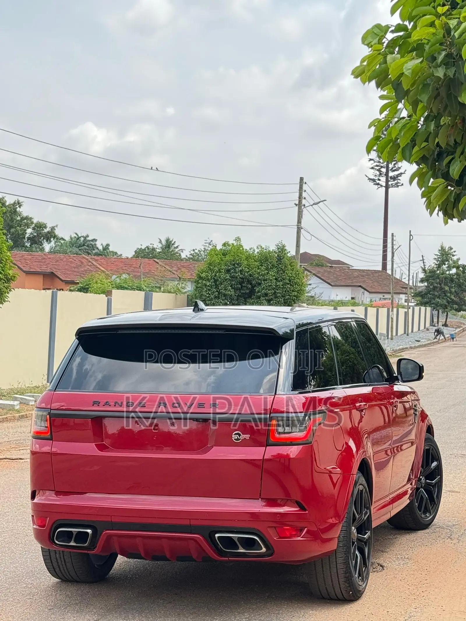 Land Rover Range Rover Sport SVR 2019 Red in Accra Metropolitan - Cars ...