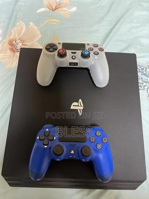Ps4 Pro. 1tb Storage, 2 Controllers With One Game in Madina - Video ...
