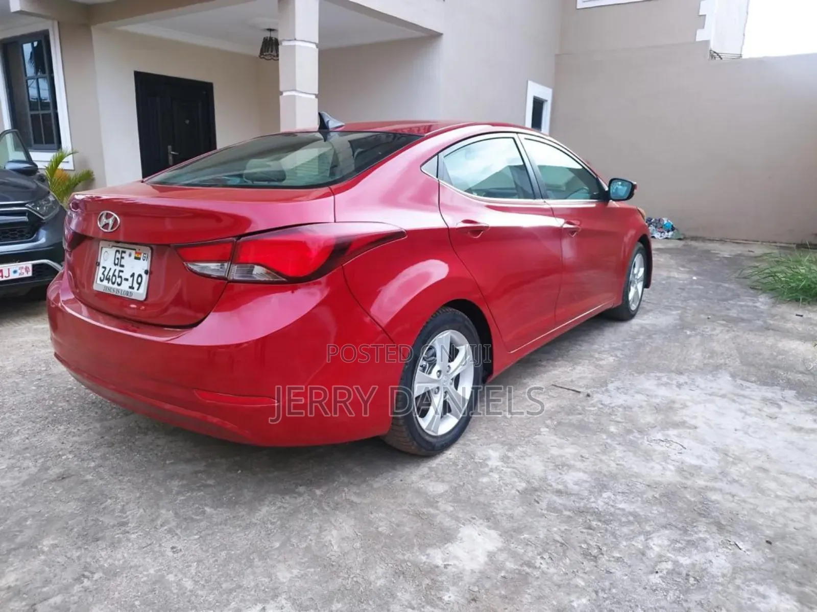 Hyundai Elantra 2016 Red for sale - Jerry Daniels Price: GH₵ 80,000 on ...