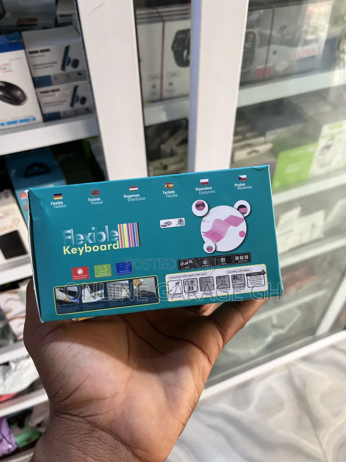 Flexible Computer Keyboard for sale - Price: GH₵ 80 on Jiji.com.gh ...