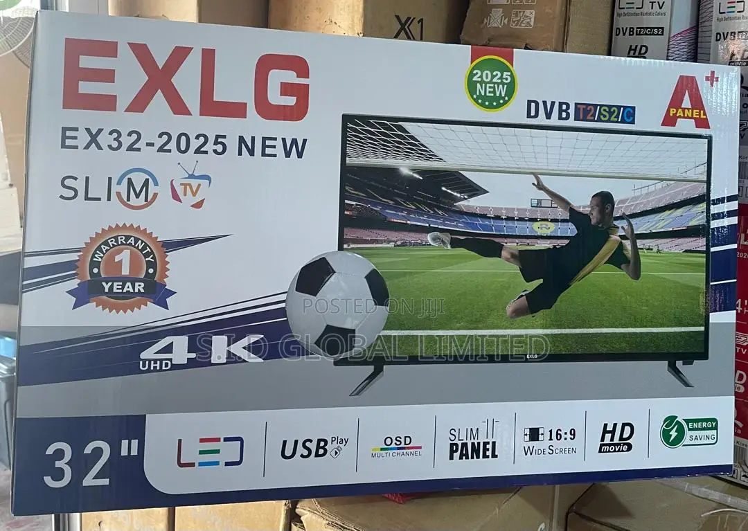 Exlg 32 Inch Digital Tv With Sleek Bezel Less Design for sale - S.I.D ...