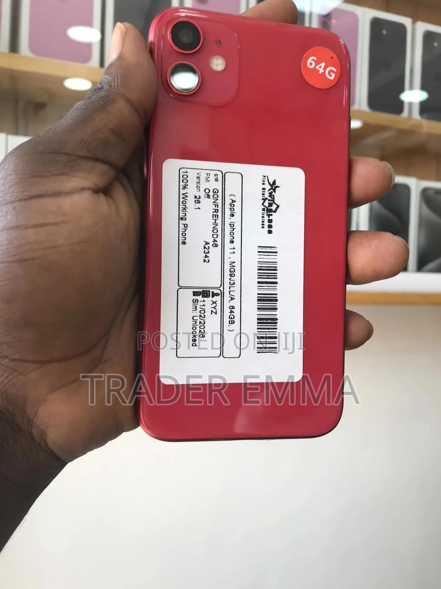Apple iPhone 11 64 GB Red - trader Emma Price: GH₵ 2,150 on Jiji.com.gh ...