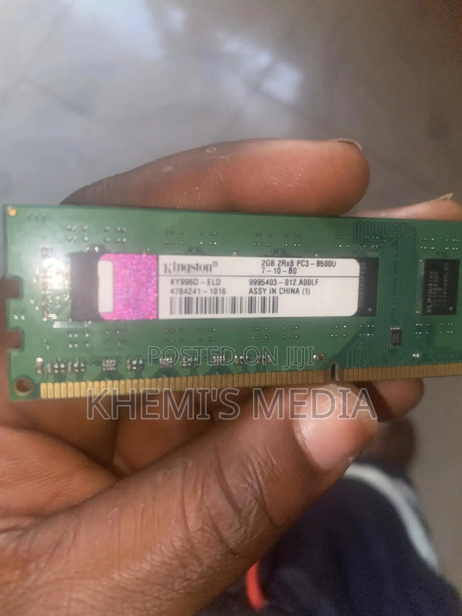 10gb Pc Ram for sale - Khemi's Media Price: GH₵ 300 on Jiji.com.gh ...