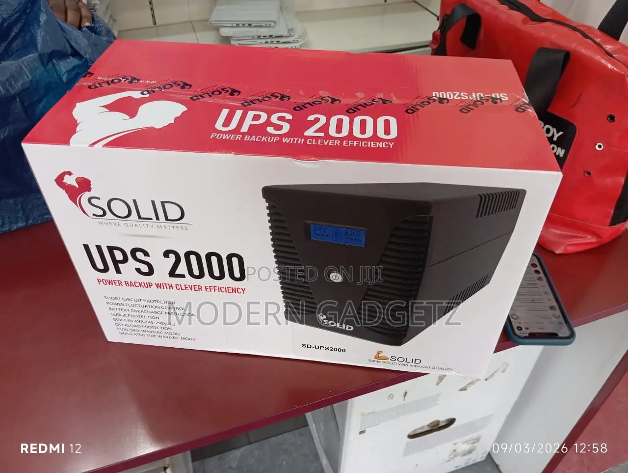 Solid Ups 2000va for sale - Modern Gadgetz Price: GH₵ 1,850 on Jiji.com ...
