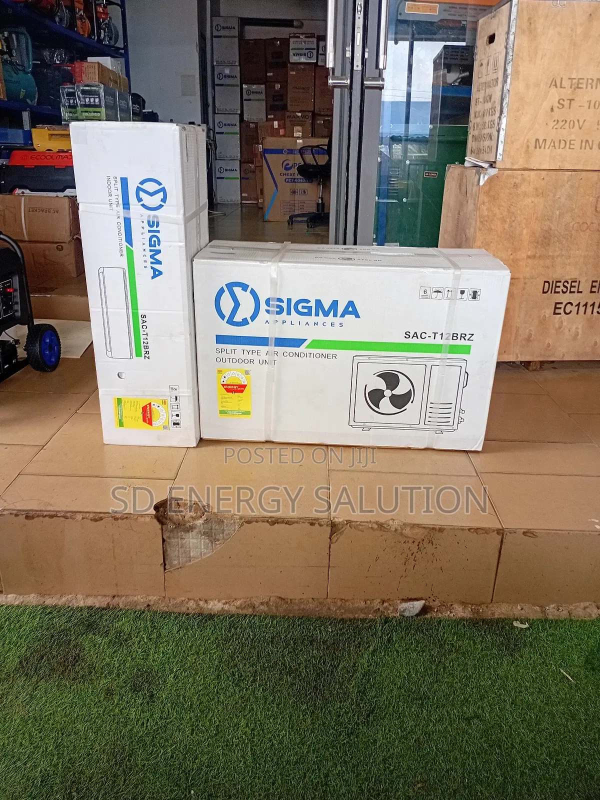 Sigma 1.5hp Fast Chill Air Conditioner for sale - Sd Energy Salution ...