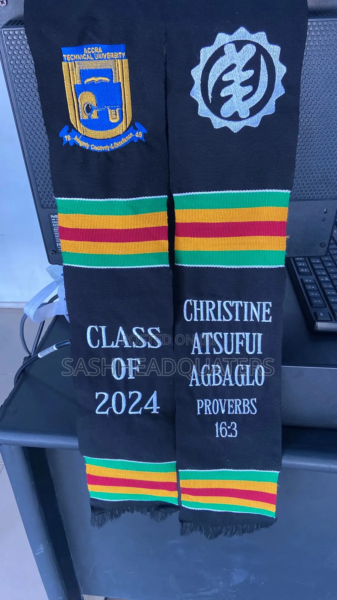 Customizated Ghana Kente Sash Company’S in Osu - Clothing, Sash ...
