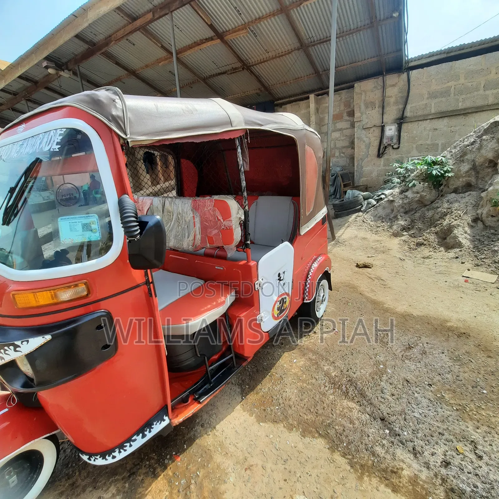 Tricycle 2024 Red for sale - Price: GH₵ 25,000 on Jiji.com.gh [Kumasi ...