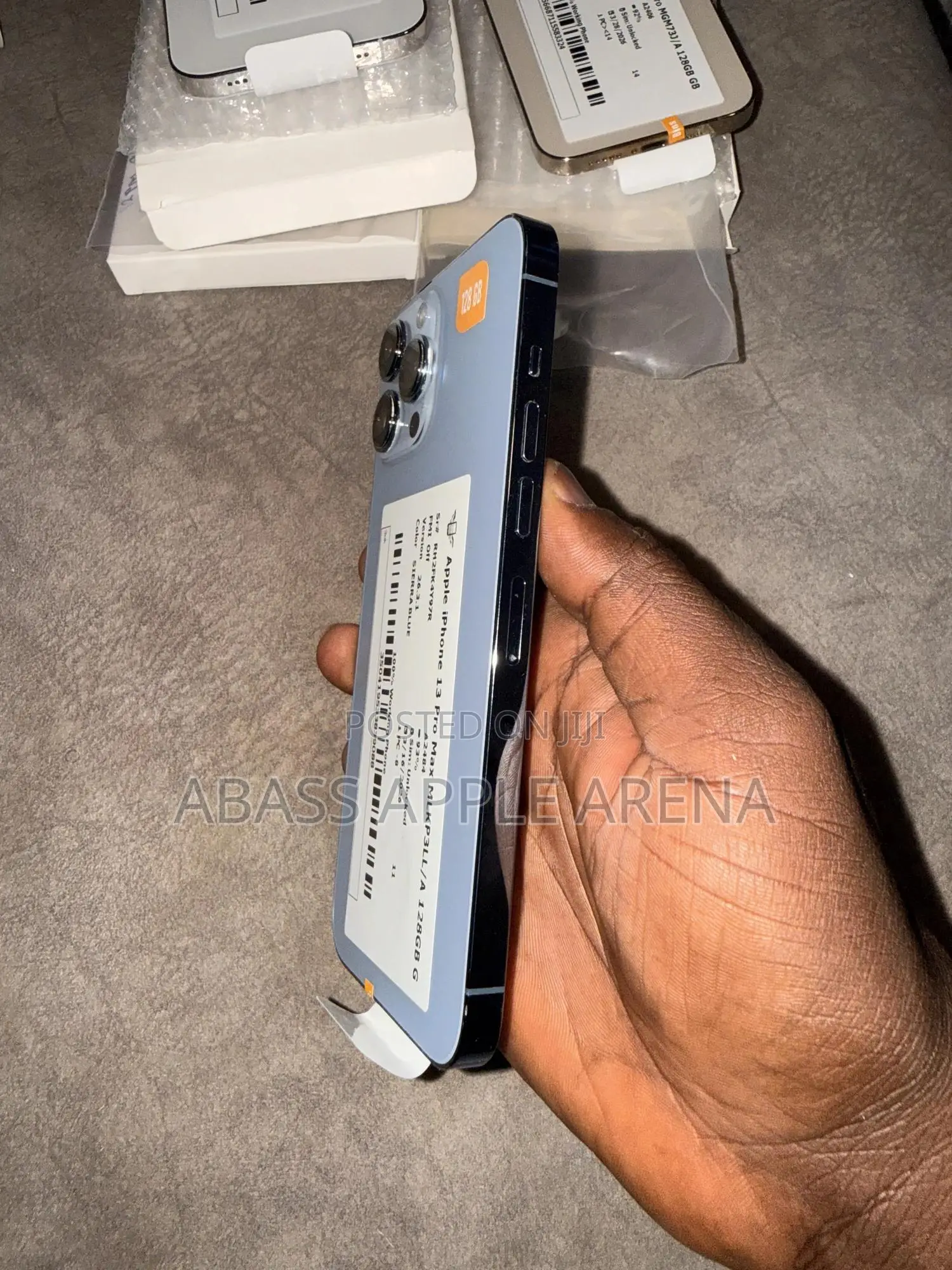 Apple iPhone 13 Pro Max 128 GB Blue for sale - Abass Apple Arena Price ...