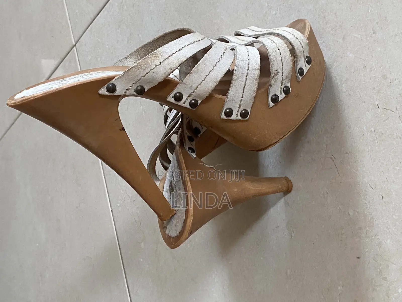 Ladies Strappy Platform Stiletto Mule Heel for sale - Linda Price: GH ...