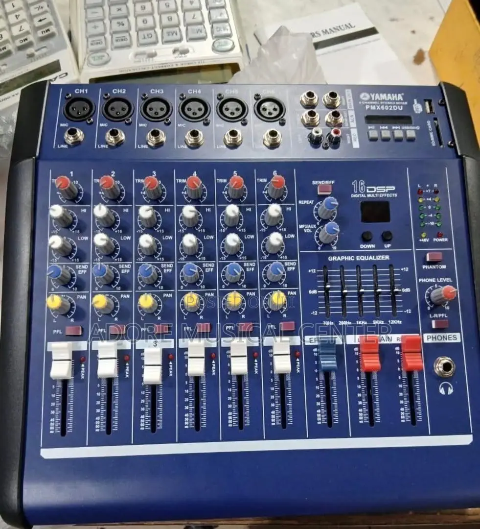 Yamaha Pmx6 Powered Mixer 6channels for sale - Adore musical center ...