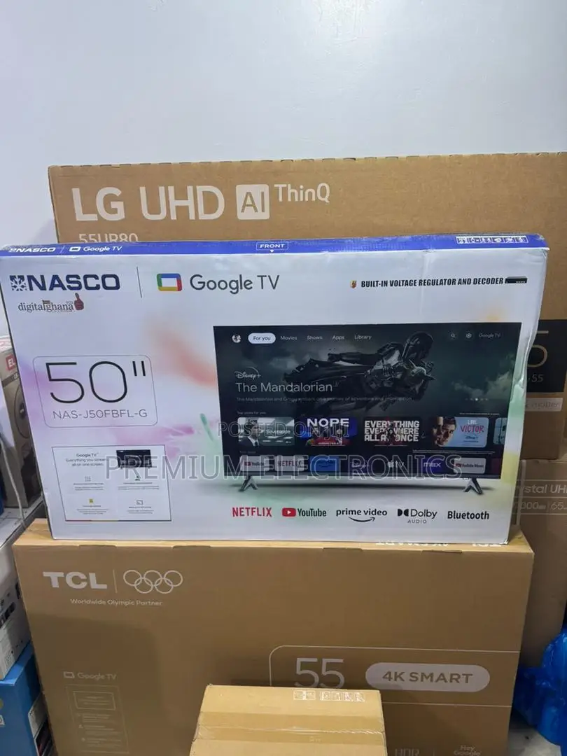 Nasco 50" Google Tv | 2026 Smart HDR | Google Play, Nas-J50fbfl-G for ...