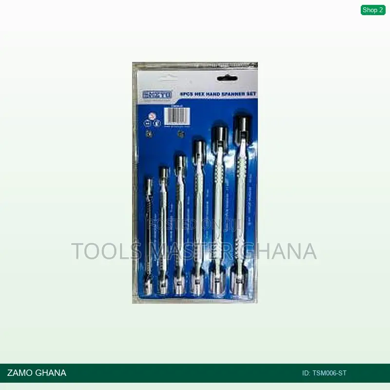 6pcs Hex Hand Spanner Set Shito - Tsm006-St for sale - Tools Master ...