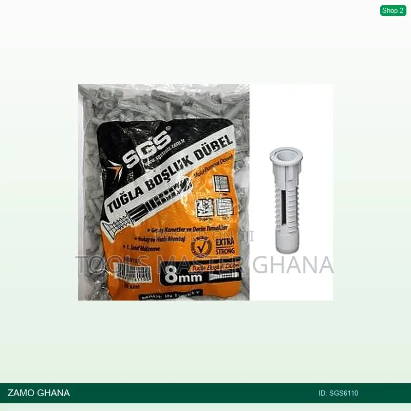 Brick Space Peg 8mm (Dubel) Brick Plug - Sgs6110 for sale - Tools ...