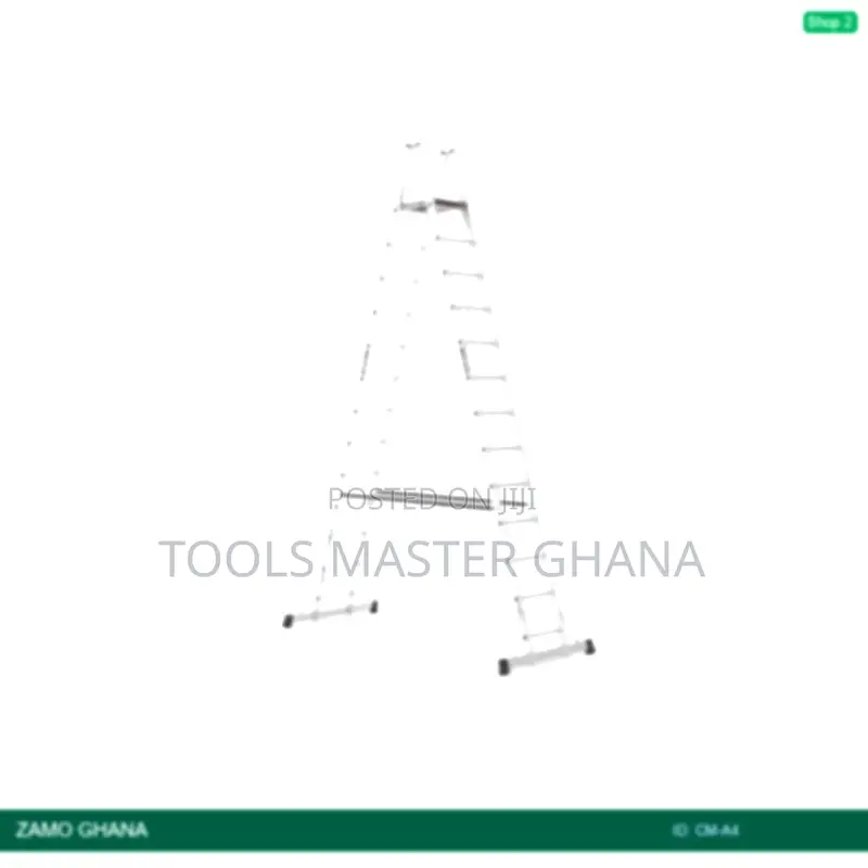 Cm Alu Ladder a Shape 12+1 Wooden Platform - Cm-A4 for sale - Tools ...