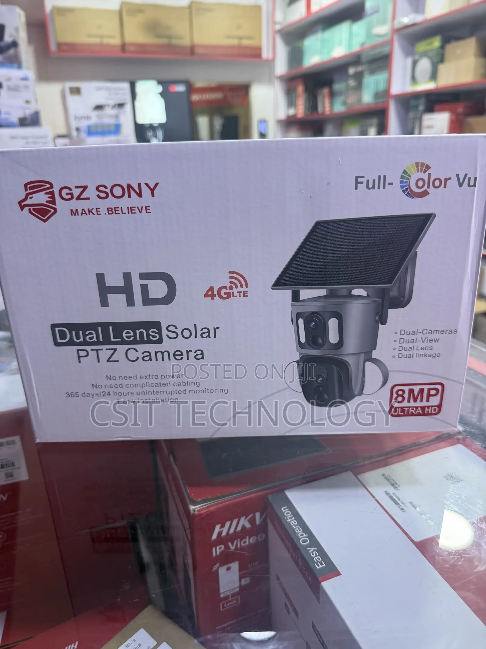 Gz Sony Dual Lens Solar PTZ Camera for sale - CSIT TECHNOLOGY Price: GH ...