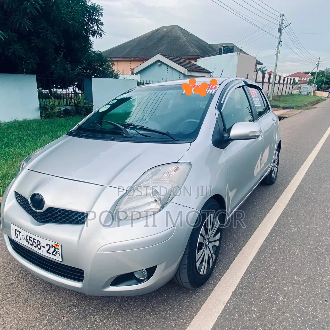 Toyota Vitz 2010 Silver for sale - Poppii Motor Price: GH₵ 67,000 on ...