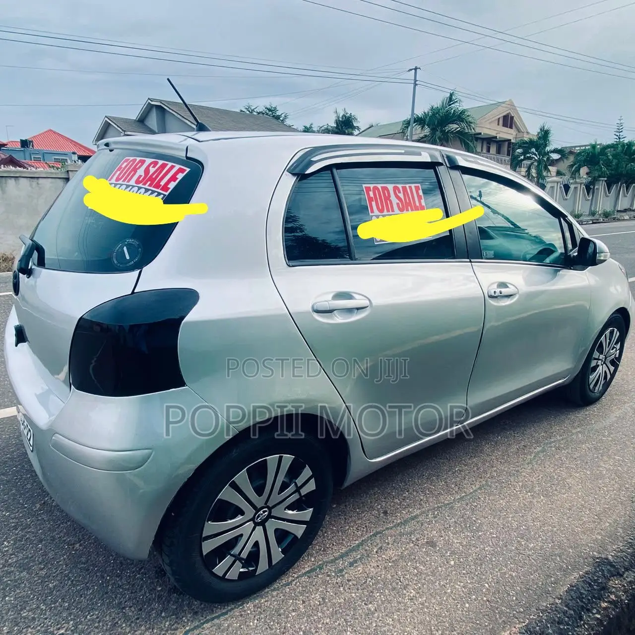 Toyota Vitz 2010 Silver for sale - Poppii Motor Price: GH₵ 67,000 on ...