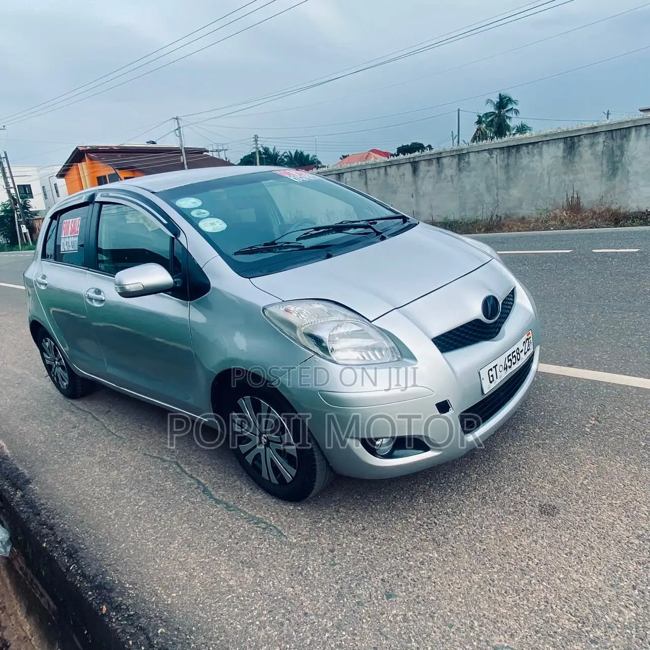 Toyota Vitz 2010 Silver for sale - Poppii Motor Price: GH₵ 67,000 on ...