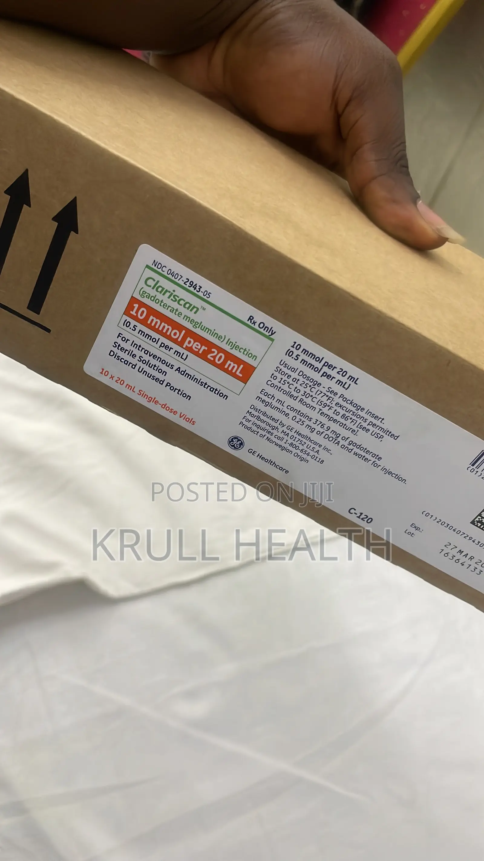 Clariscan Mri Contrast Media for sale - KRULL HEALTH Price: GH₵ 370 on ...