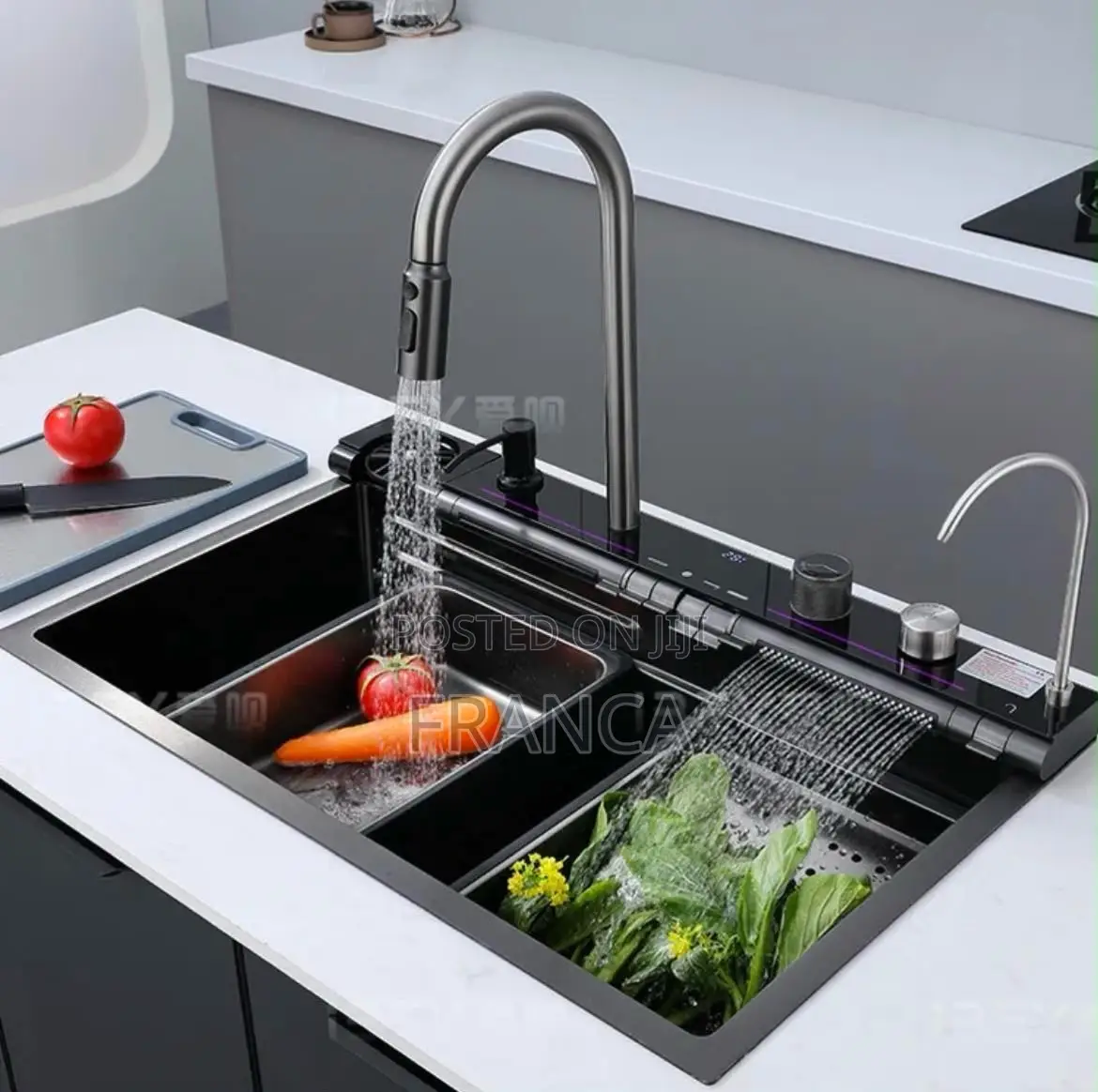 Luxury Smart Kitchen Sink With Led Light and Digital Display for sale ...