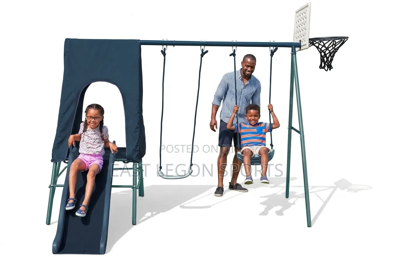 Swing With Slide New and Basketball Hoop Stand for sale - East Legon ...