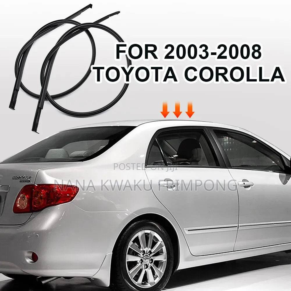 Toyota Corolla Roof Drip Moulding or Top Gutter Rubbers Available for ...