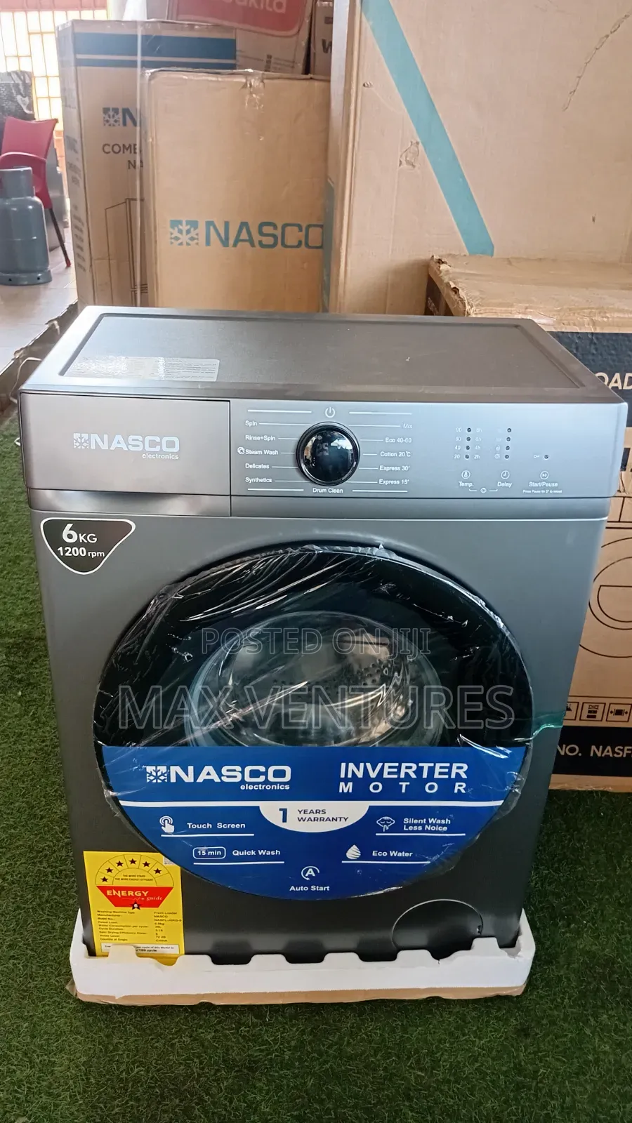 Brand New Nasco 6kg Front Load Washer – Energy Saving 6kg for sale ...