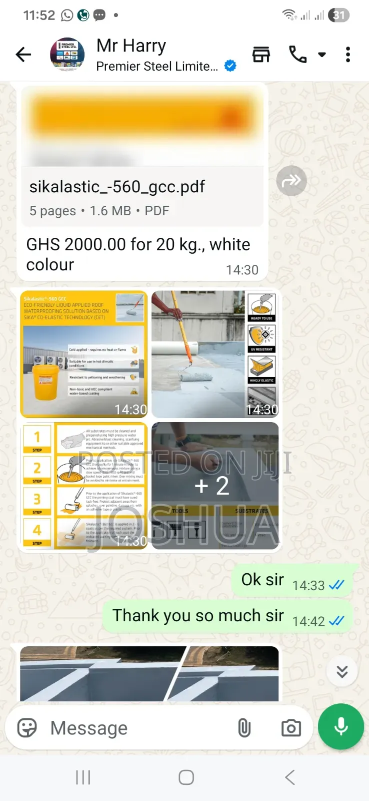 Roofing and Flooring Materials - Joshua Price: GH₵ 4,800 on Jiji.com.gh ...