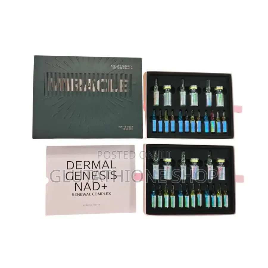 Miracle Dermal Genesis Nad Plus Renewal Complex Glutathione Injection ...
