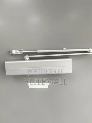 Assa Abloy Surface-Mounted Door Closer, Featuring a Silver Finish ...