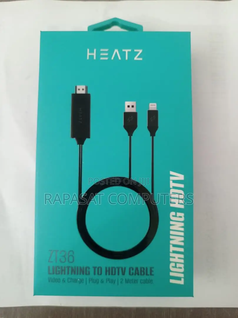 Newly Arrived Lightening To Hdtv Heatz Zt36 Cable - Rapasat Computers ...