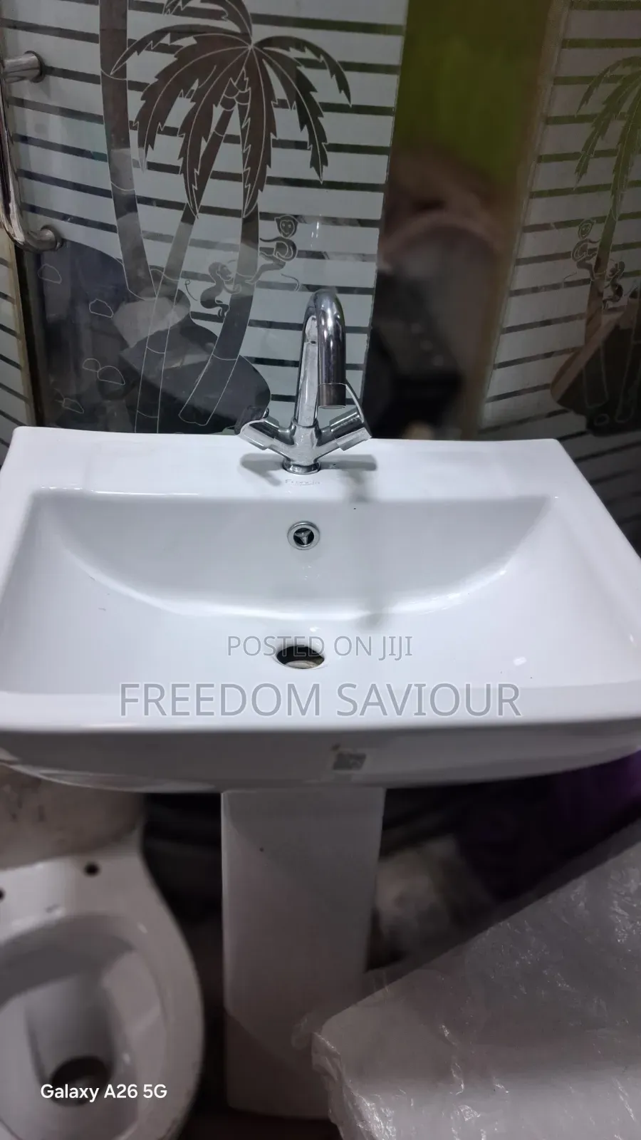 Ceramic Pedestal Wash Basin - Price: GH₵ 850 on Jiji.com.gh [Agbogloshie]