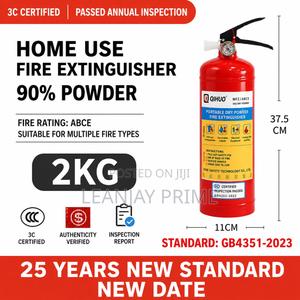 2kg Dry Powder Fire Extinguisher | Home, Office Vehicle Safety ...