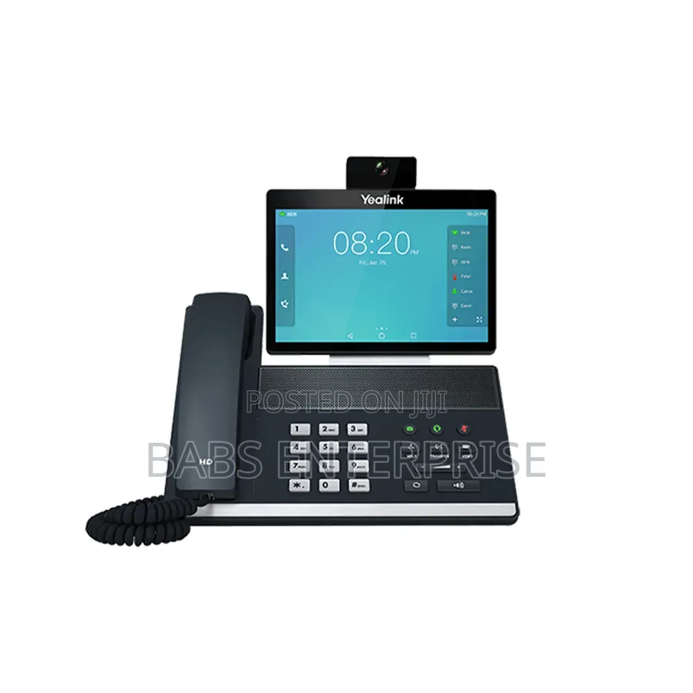 Yealink Vp59 Smart Video Ip Phone-16 Voip Accounts Touch Scre Wifi Poe ...