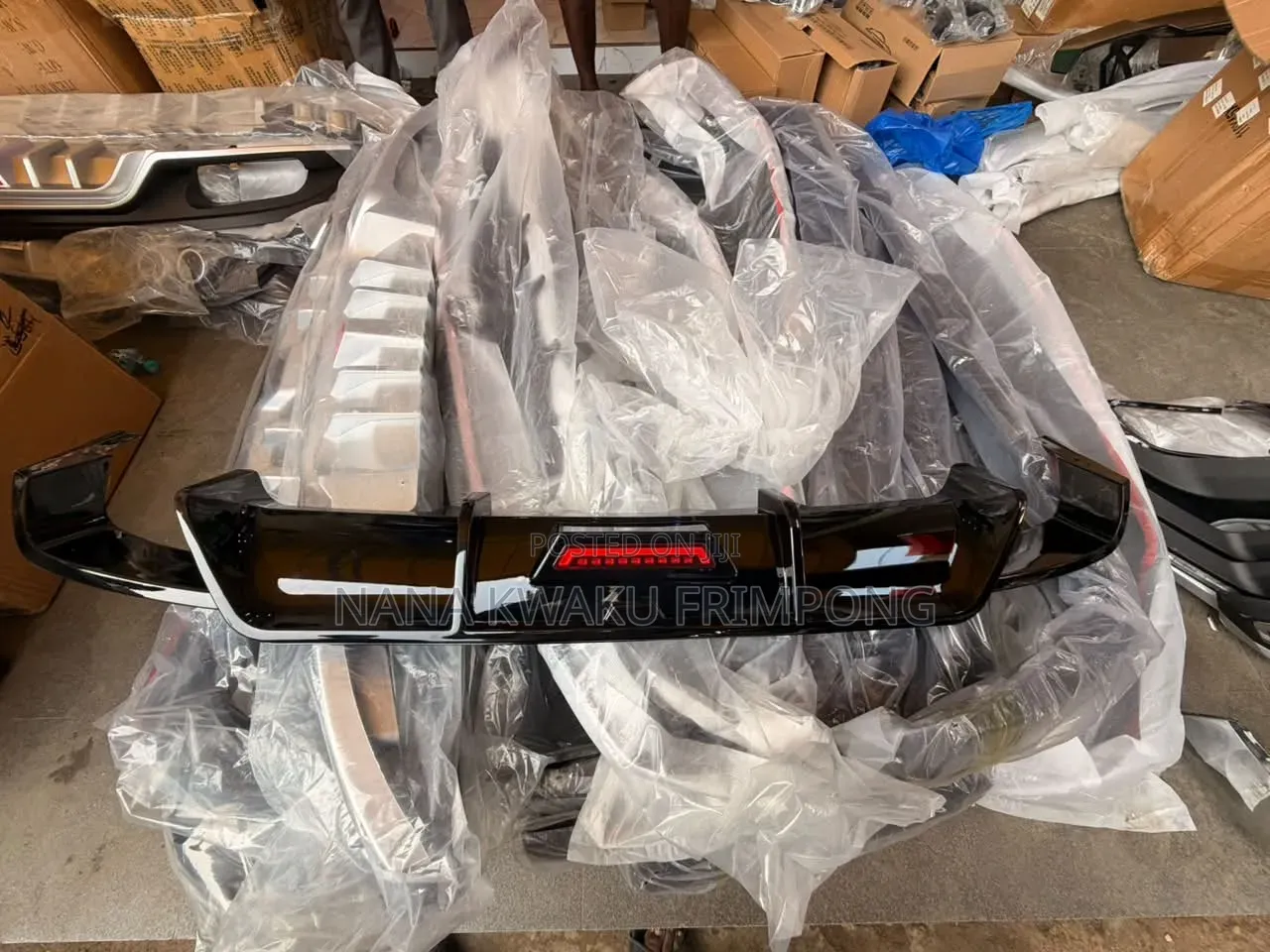Toyota Camry 2018 to 2020 Back Diffuser With Led Light Available - Nana ...