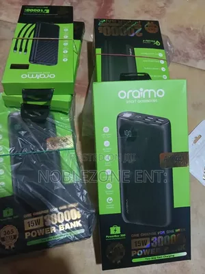 Original Oraimo Power Bank 10000mah,20000,And 30000 - Noblezone Ent ...