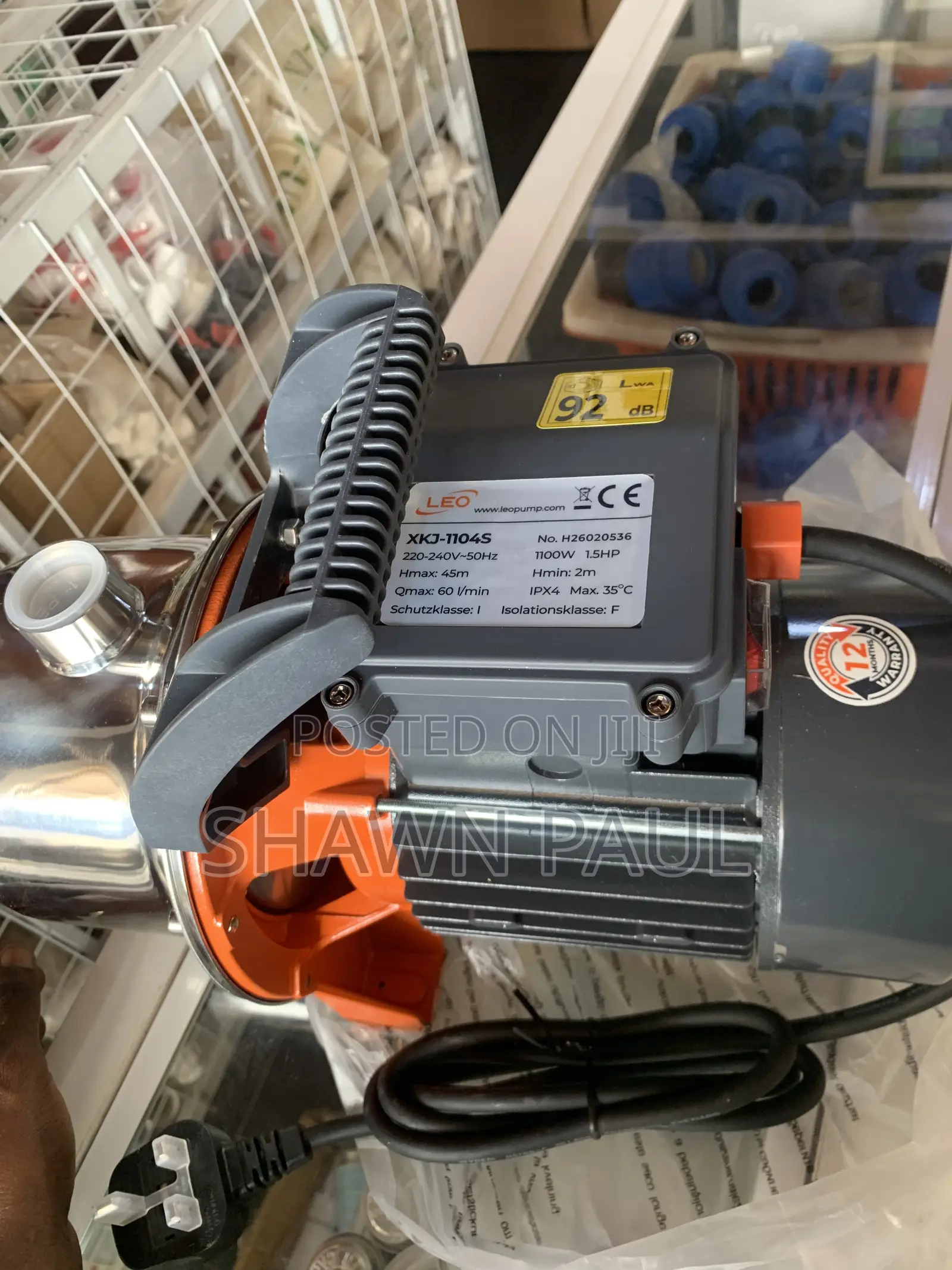 Leo Xkj-1104s Automatic Pressure Booster Pump (1.5hp) - Shawn Paul ...