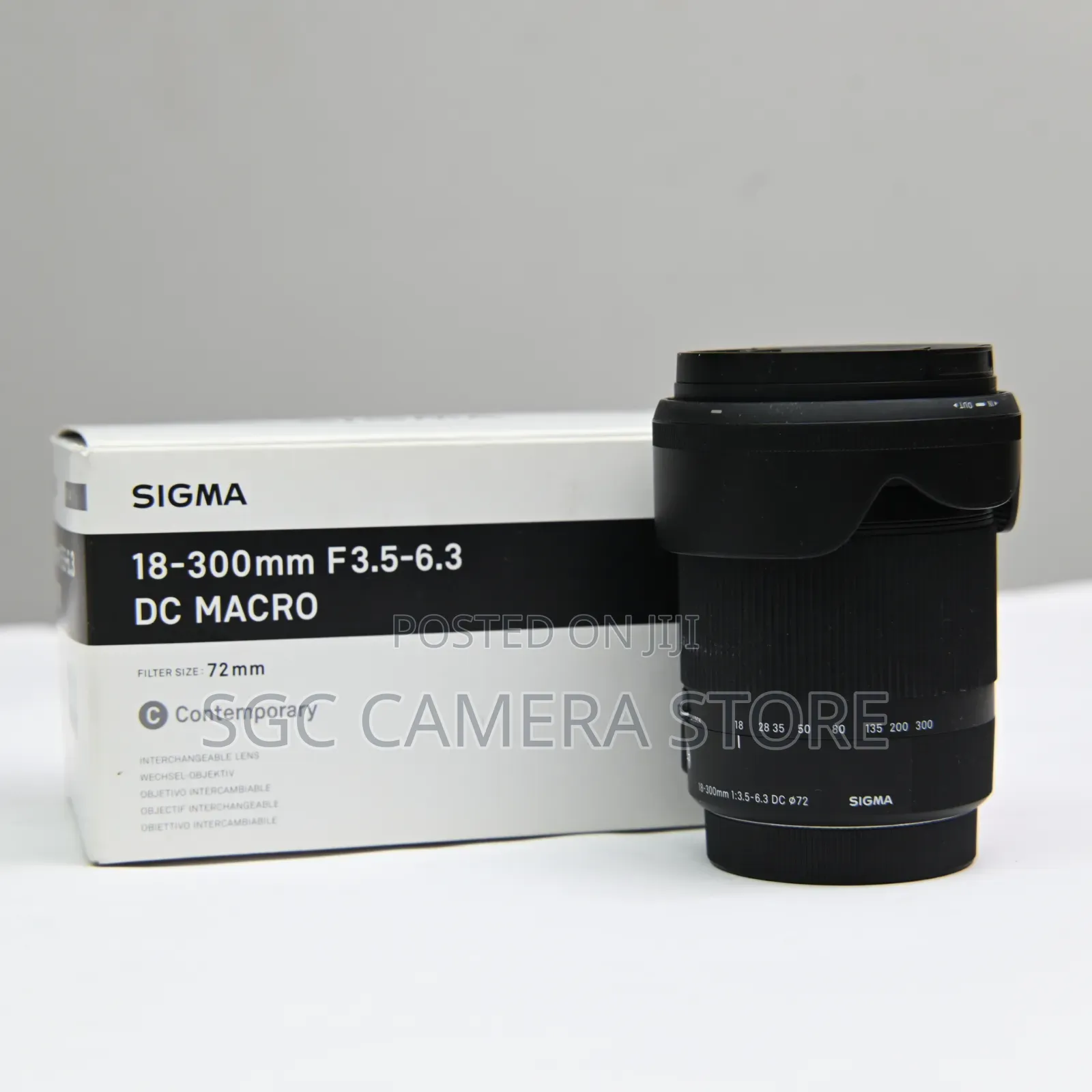 Sigma 18-300mm F3.5-5.6 Dc Macro Lens // Canon Ef // Opened Box - SGC ...