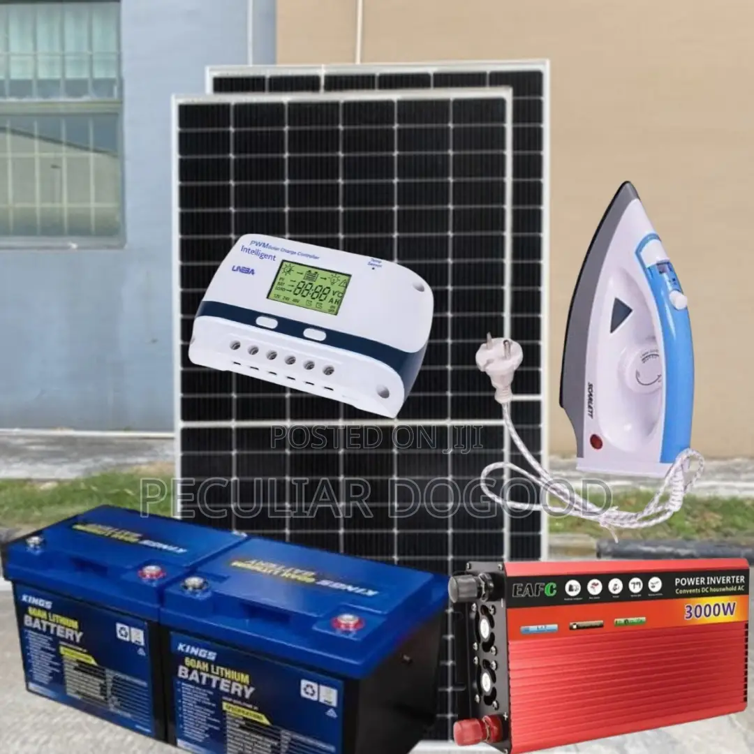 Iron + Complete 24v 3kw Inverter 120ah Lithium Solar Generator Promo ...
