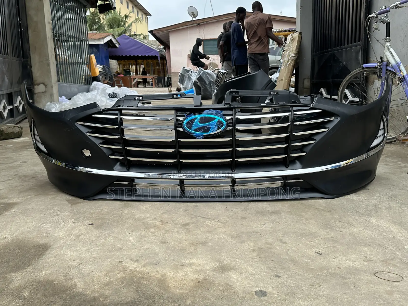 Hyundai Sonata 2021-2023 Front Bumper Complete With Led Fog Light ...