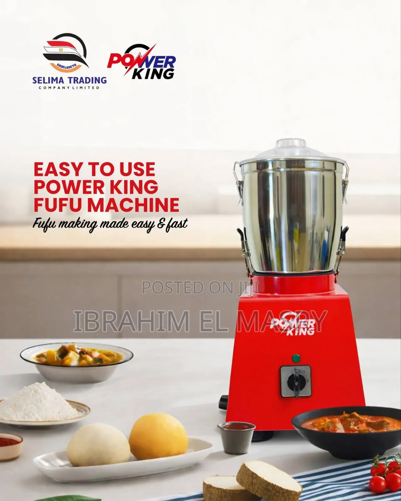 Power King Fufu Machine - Ibrahim El Masry Price: GH₵ 2,300 on Jiji.com ...