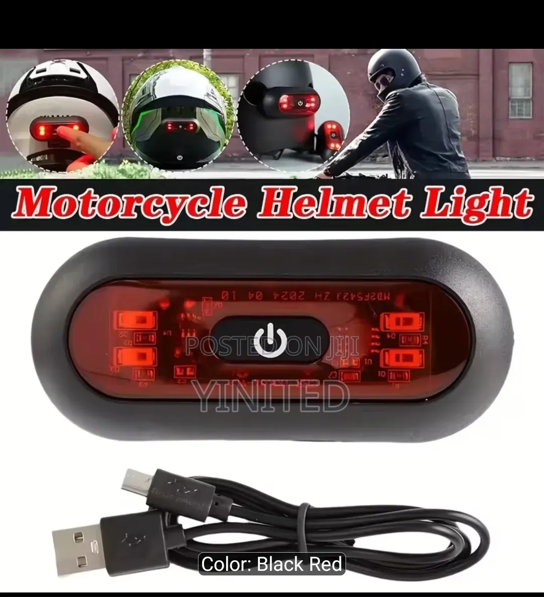Motorcycle Helmet Light - Yinited Price: GH₵ 150 on Jiji.com.gh [Pokuase]